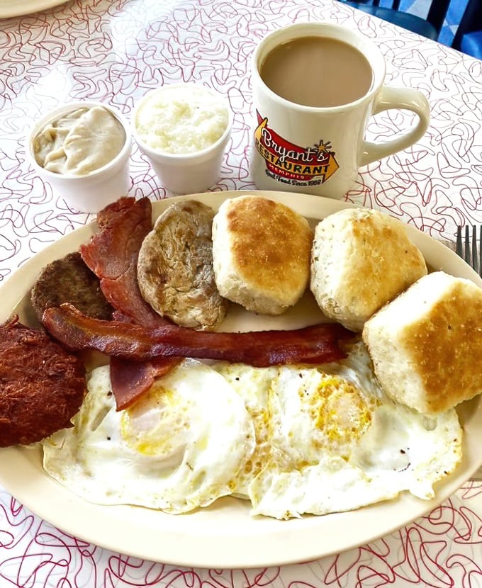This breakfast platter proves that more is definitely more when it comes to morning fuel.