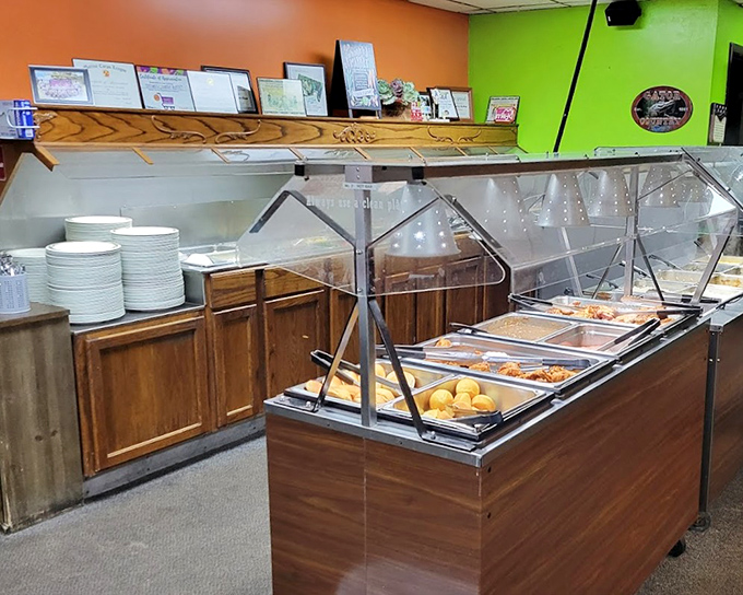 The buffet line – where time slows down and life's biggest decision becomes "one more scoop or two?"