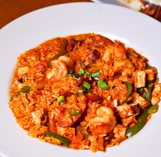 Jambalaya that could make a New Orleans chef nod in approval. It's like Mardi Gras decided to visit Pennsylvania and brought its best recipes.