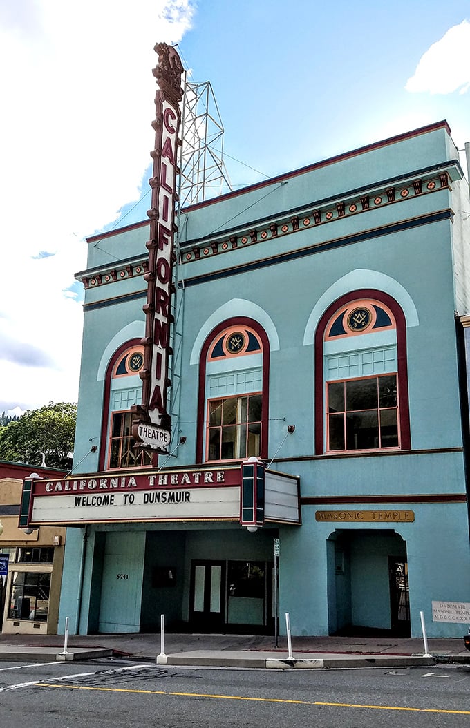 The California Theatre's Art Deco façade isn't just a building—it's a time machine to when movies were events and popcorn didn't require a small loan.