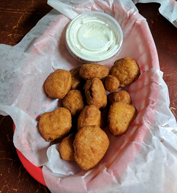 Golden-fried cheese curds that squeak between your teeth—proof that Wisconsin's gift to the world found a worthy ambassador in Texas.