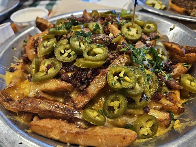 Loaded cheese fries that transform a simple side dish into a decadent feast worthy of its own celebration.