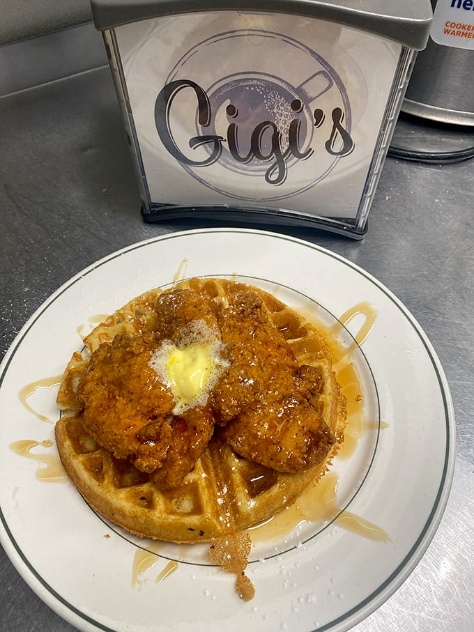 Chicken and waffles: the breakfast-lunch hybrid that proves some of the best relationships are unexpected ones. Sweet maple syrup meets savory fried chicken in perfect harmony.