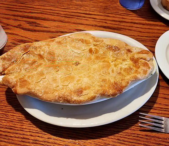 A golden-crusted chicken pot pie that doesn't need Instagram filters – it's already wearing its best outfit.