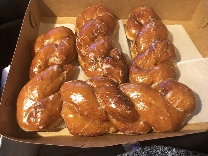 These aren't just twisted donuts; they're edible infinity symbols reminding us that some pleasures, like perfect glazed dough, should go on forever.