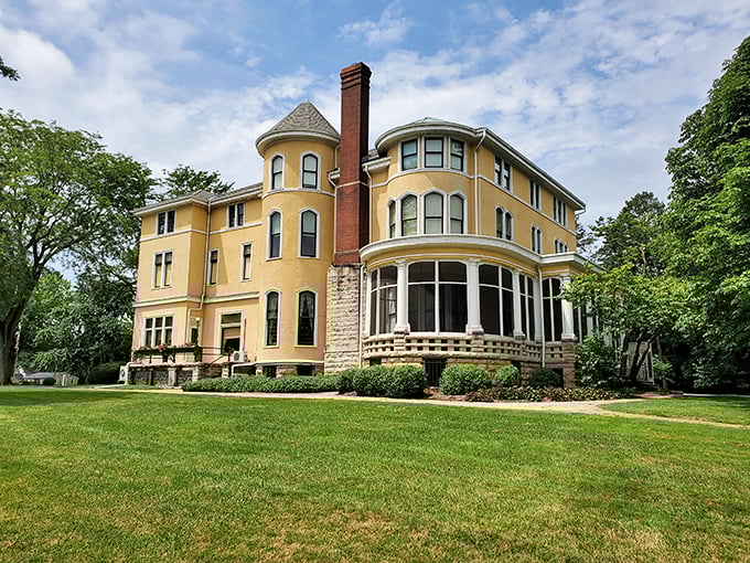 The Deere-Wiman House showcases Victorian grandeur with a Midwestern sensibility—like Downton Abbey if it were run by people who actually knew how to change a tire.