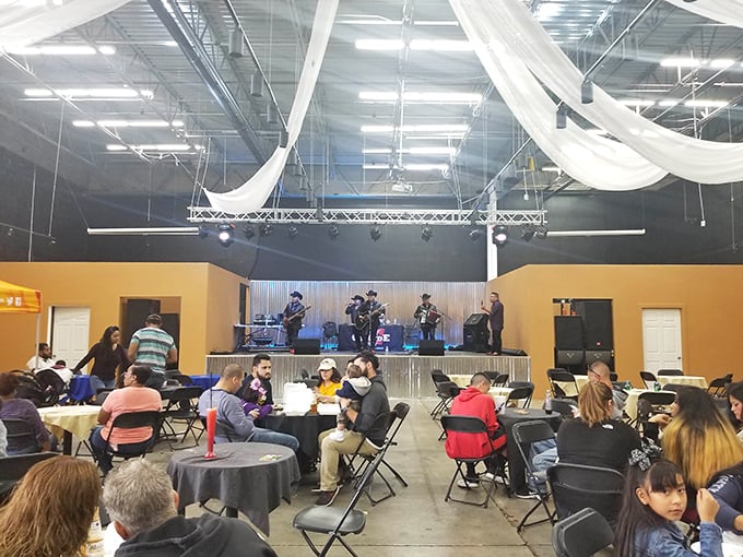 Live music transforms shopping into entertainment where melodies mix with the joy of discovery.