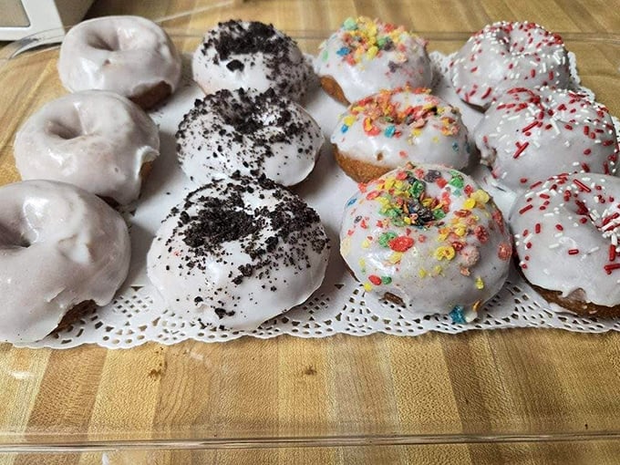 These donuts aren't just fried dough with frosting—they're circular permission slips to start your day with a smile and a sugar rush.