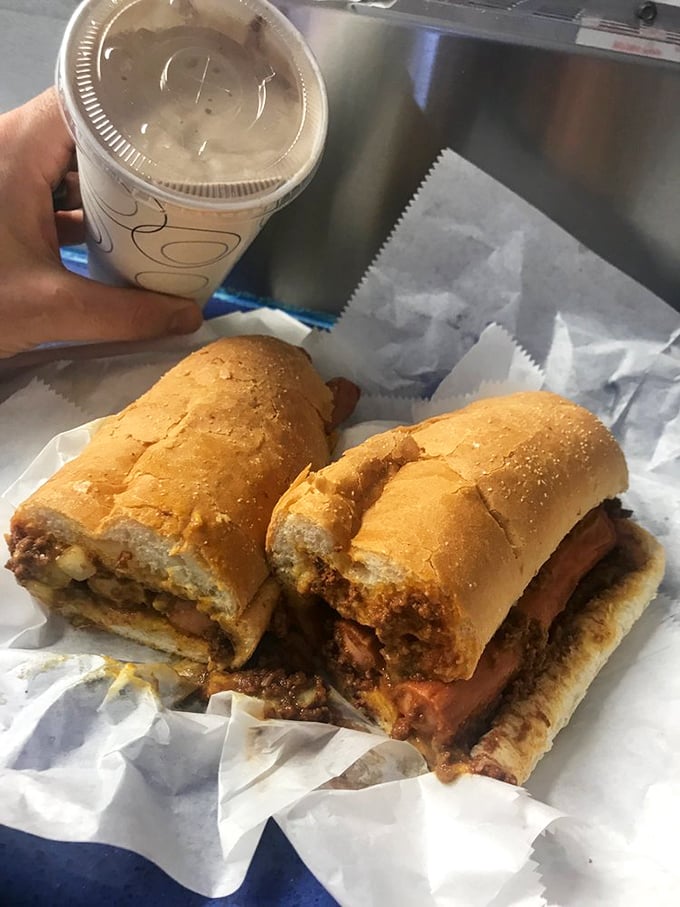 Two hot dogs walk into a bun with chili – sounds like the setup for Maryland's funniest joke.