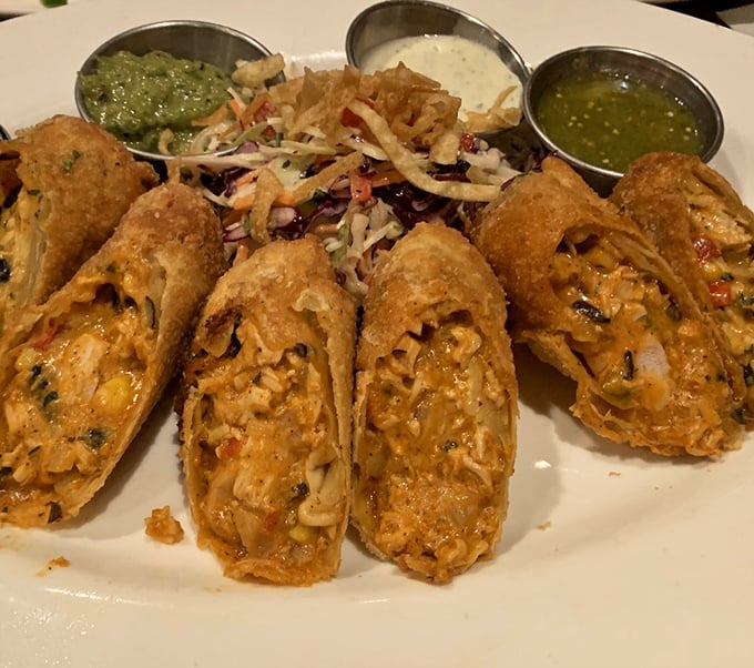 These aren't your average egg rolls – they're what happens when culinary wanderlust meets comfort food. Crispy outside, flavor explosion inside.