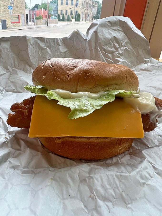 Not just another fish sandwich—this crispy creation proves Wedl's knows its way around seafood just as well as beef.