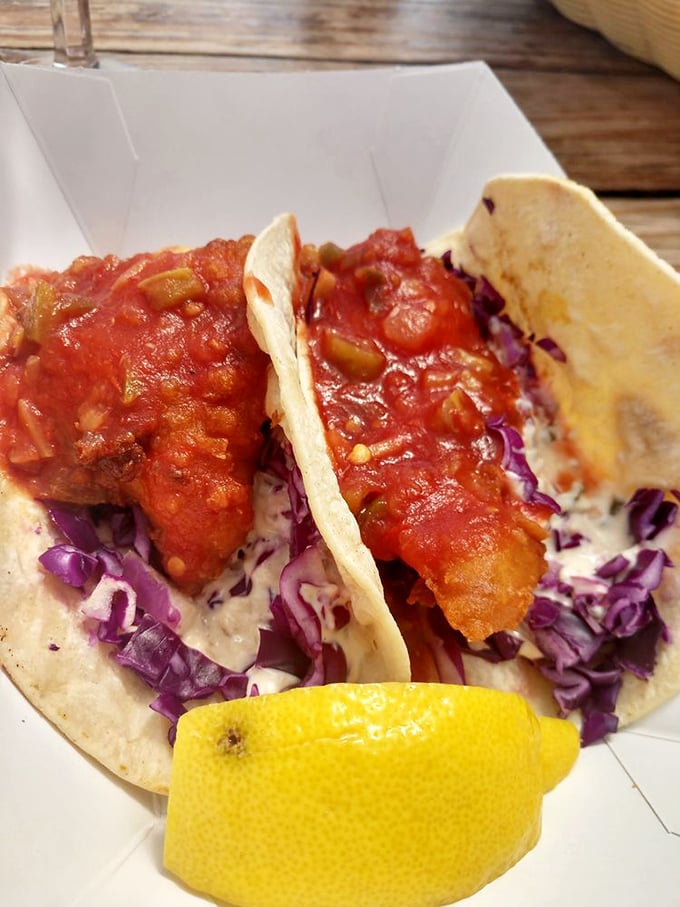 Fish tacos that make you question your life choices—why haven't you been eating these every Tuesday for the past decade?