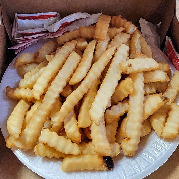 These aren't just french fries—they're crispy, golden happiness sticks that make you wonder why salads were ever invented.