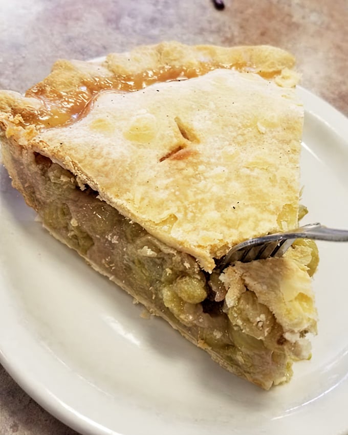 Gooseberry pie that your grandmother would approve of – flaky crust, tangy filling, and enough nostalgia to make you misty-eyed between bites.