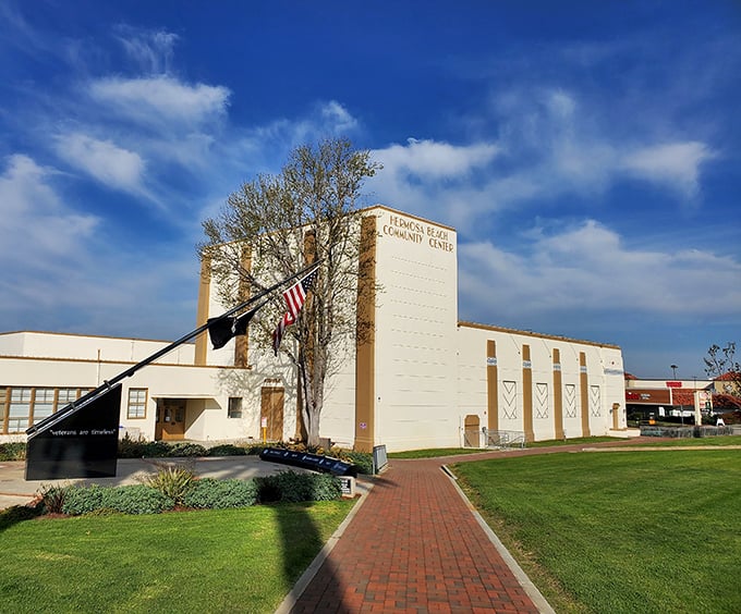 The Community Center stands ready for everything from yoga classes to town meetings about important beach matters.