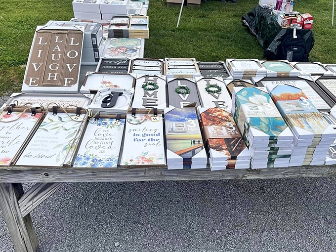 These aren't just signs; they're permission slips to fill your home with words like "Live," "Laugh," and "Love"—the holy trinity of home decor.