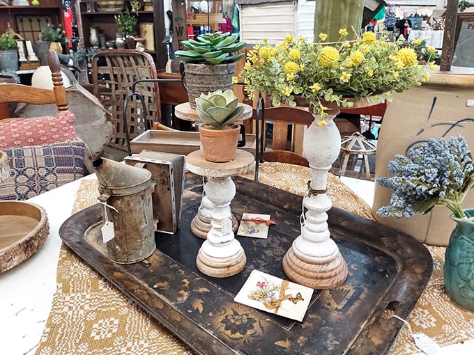Not just home decor – it's a masterclass in farmhouse chic where every candlestick and succulent has been arranged with Instagram-worthy precision.