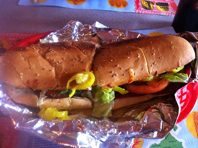 The Italian sub—where bread, meat, and toppings achieve that perfect structural integrity that prevents the dreaded "topping slide." Engineering at its finest.
