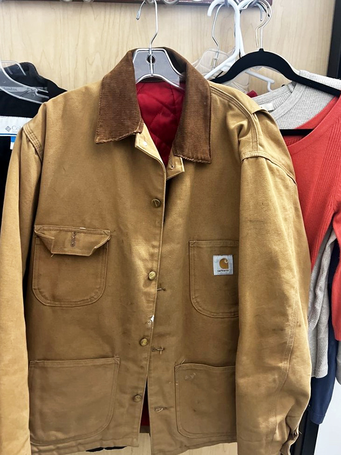 This well-loved Carhartt jacket has stories to tell. The perfect Florida winter coat—because yes, we occasionally need those too.