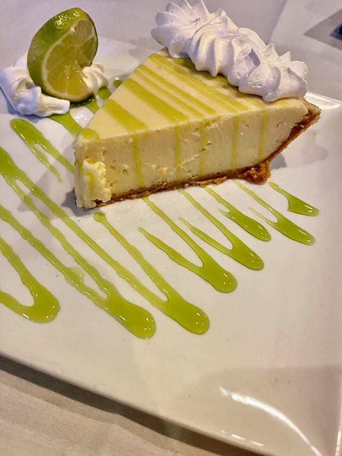 Key lime pie here isn't just dessert—it's a religious experience with the perfect balance of sweet and tart that makes your taste buds do the Macarena.