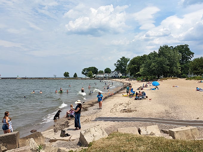 Main Street Beach proves you don't need Caribbean waters to create perfect summer memories—just add sand, waves, and zero emails.