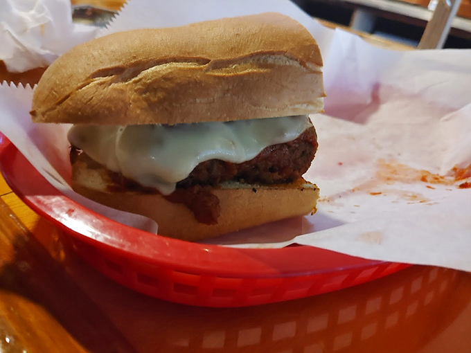 Simple yet sublime – a classic meatball sub with melted cheese that whispers, "Diet plans were made to be broken."