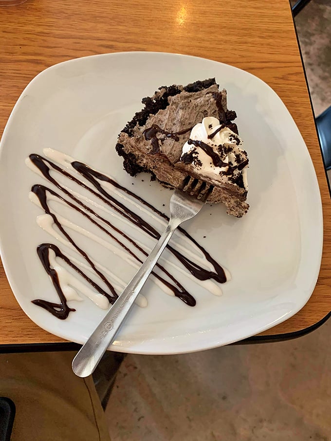 This Oreo pie doesn't just satisfy a sweet tooth – it creates a support group for them, complete with whipped cream counselors.