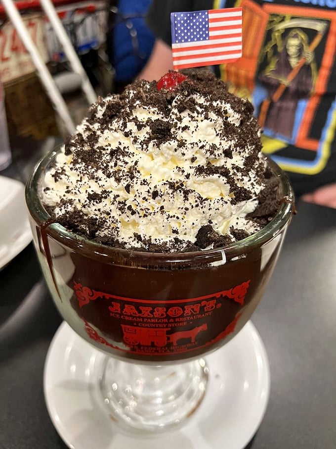 This Oreo creation isn't just a dessert—it's an architectural marvel that would make Frank Lloyd Wright weep tears of hot fudge.