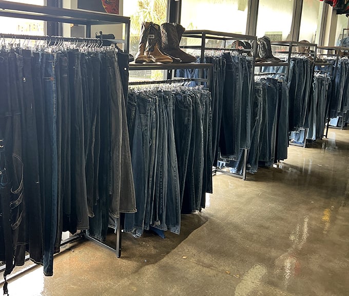 The pants paradise – where finding that perfect pair feels like winning the lottery without having to split the jackpot.