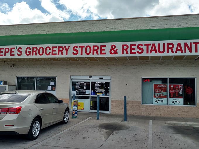 Pepe's combines grocery shopping with authentic eats—the kind of place where you come for milk but stay for the tacos. Small-town efficiency at its most delicious.