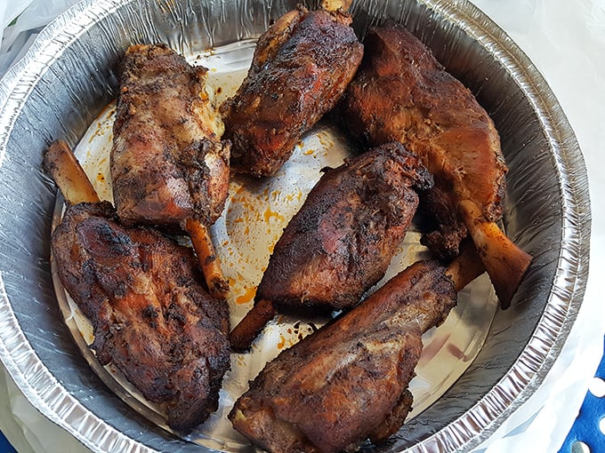 These aren't your average wings—they're meaty masterpieces with a bark so beautiful it belongs in a barbecue museum. Smoke rings that tell stories.