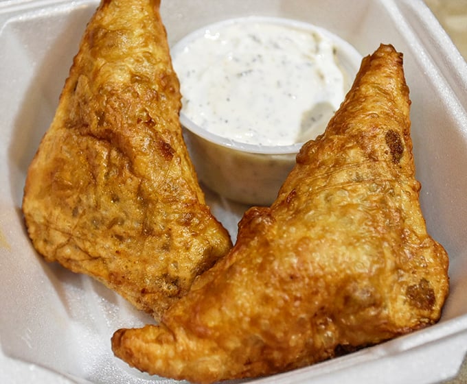 Golden-fried samosas with cooling tzatziki—the perfect example of crispy meeting creamy in a flavor marriage that would make even the most jaded foodie swoon.