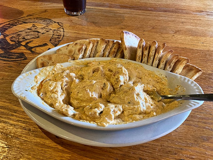 This dip isn't just playing the game – it's changing it. Creamy, speckled goodness waiting to transform humble pita into extraordinary bites.