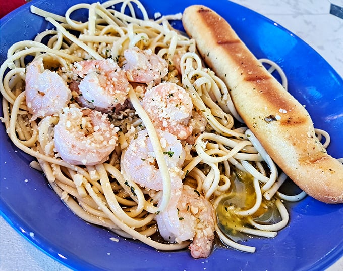 Shrimp scampi so buttery and garlicky, it could make even the most devoted landlubber consider coastal living.
