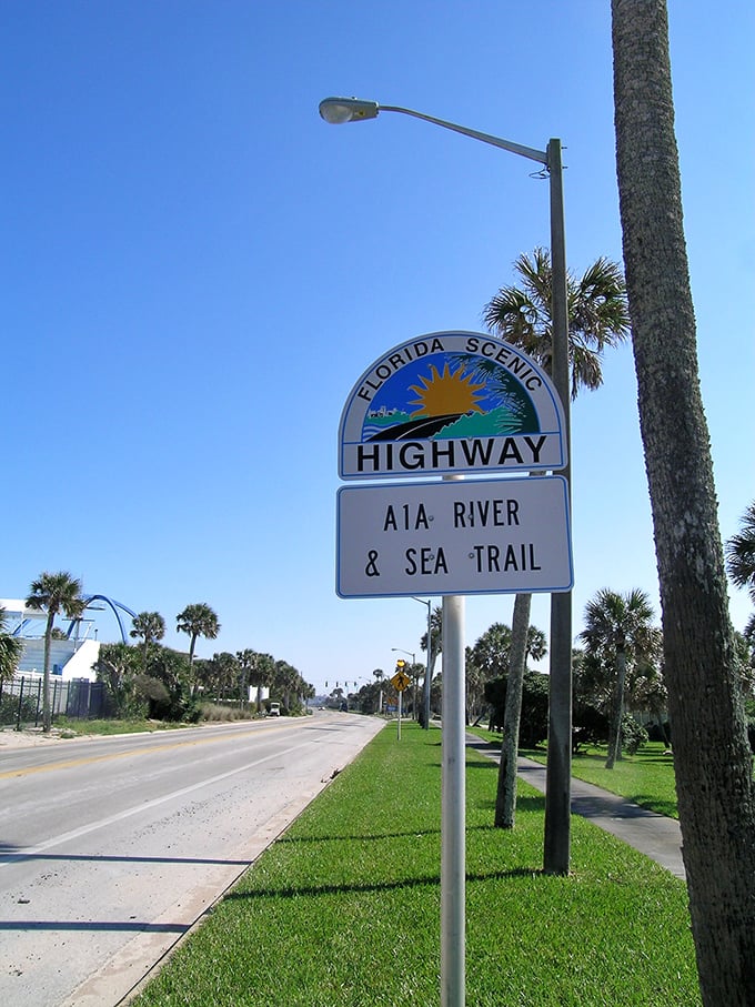 The A1A River & Sea Trail sign – your official invitation to Florida's greatest hits album.