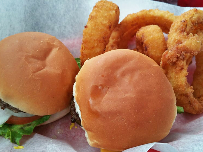 These sliders aren't "deconstructed" or "reimagined"—they're just honest-to-goodness mini burgers that deliver maximum satisfaction.