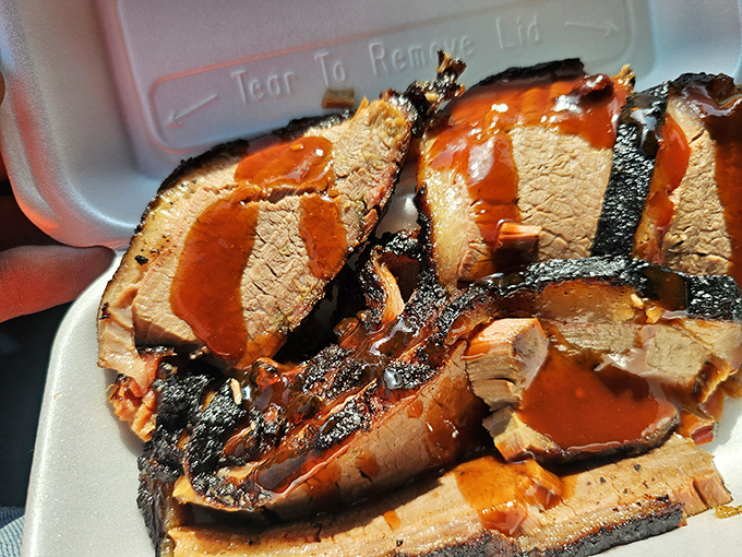 That char on the brisket edges? That's not burnt, friends – that's what pitmasters call "the good stuff."