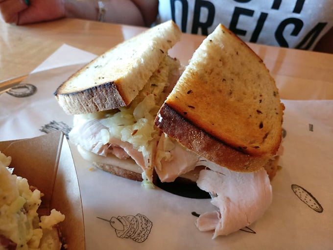 The perfect turkey sandwich doesn't exi— Oh wait, here it is, with its cloud-like bread and precisely balanced fillings that'll make you rethink lunch forever.