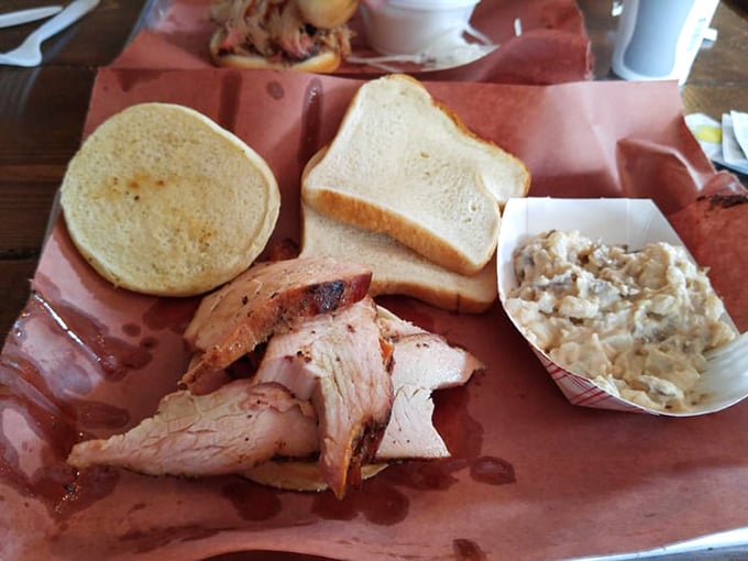 Turkey so tender it makes Thanksgiving look like amateur hour – no family drama included.