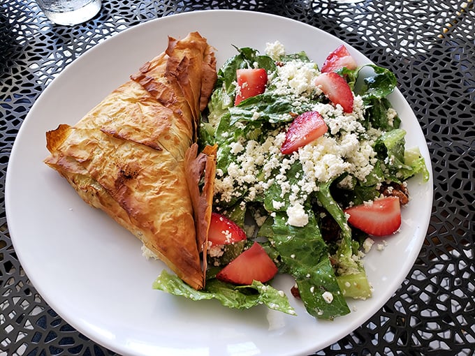 Flaky pastry meets Mediterranean inspiration in this savory pie that would make both your grandmother and a Greek chef nod approvingly.
