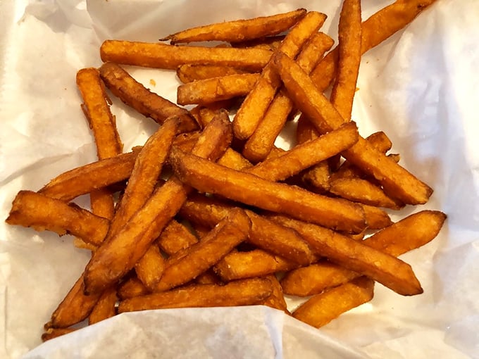 These aren't just fries—they're golden happiness sticks. Perfectly crisp on the outside, fluffy within, and worth every delicious calorie.
