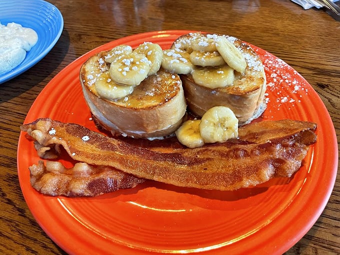 When toast, home fries, eggs, and gravy share a plate, it's not just breakfast—it's a summit meeting of morning favorites with delicious results.