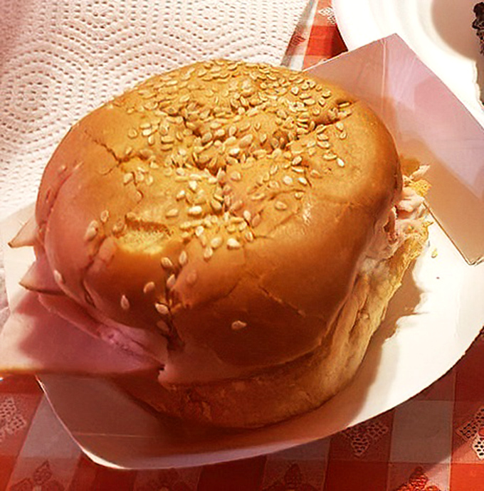 Not just any sandwich – a masterpiece of smoked turkey breast that makes you wonder why you ever settled for ordinary deli meat.