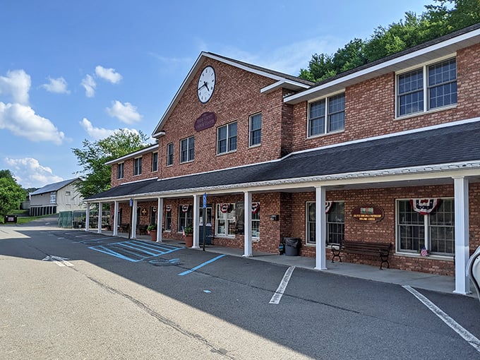 Not all gateways to adventure wear capes—some wear brick facades and station clocks, like this welcoming depot where rail journeys begin and end.