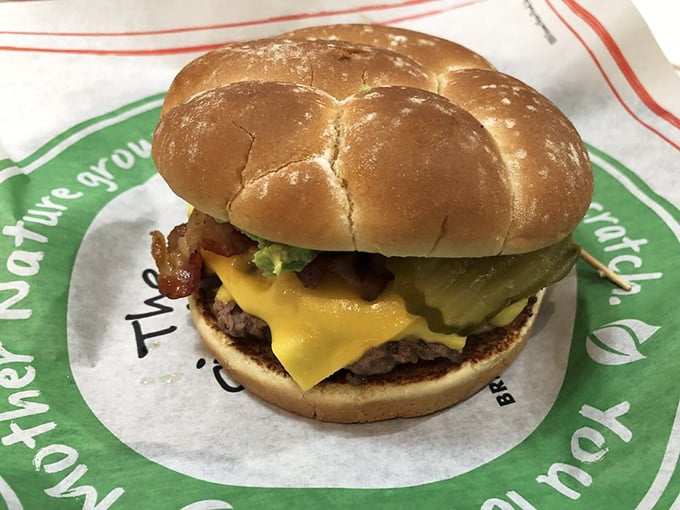 The cheeseburger – humanity's greatest invention after fire and the wheel. This one, with melty cheese and fresh toppings, makes a compelling case.