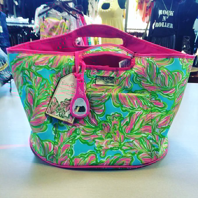 Not your average beach tote! This vibrant Lilly Pulitzer bag brings tropical flair to any outfit without the vacation price tag.