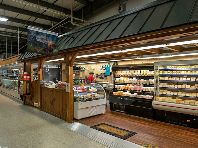 Cheese lovers, prepare to swoon. This isn't just a cheese counter—it's a dairy wonderland where Pennsylvania's finest compete for space in your shopping basket.