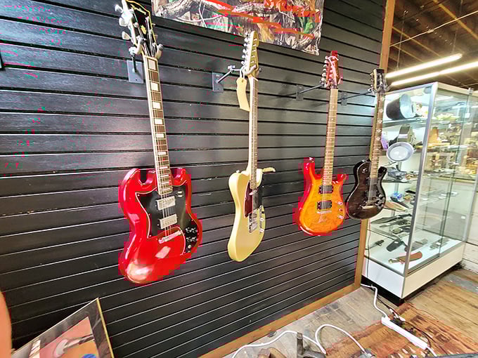 Rock 'n' roll never dies – it just gets displayed on walls. These vintage guitars are ready for their second act with a new generation of musicians.
