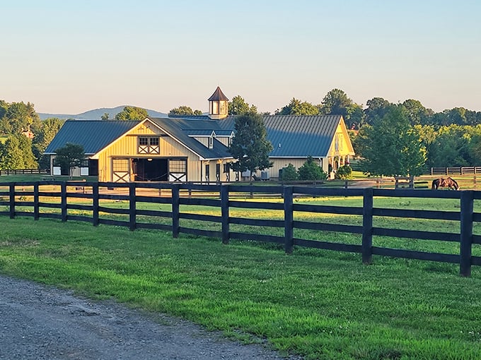 Horse country estates that make you wonder if you took a wrong turn and ended up in a Ralph Lauren catalog shoot.