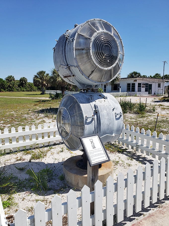 Talk about a bright idea! These massive lighthouse lenses once guided ships safely through treacherous waters—the original GPS system, just slightly less portable.